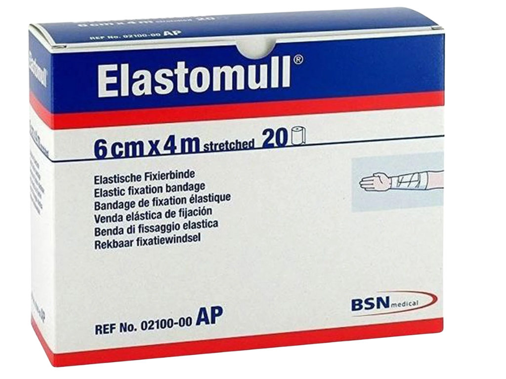 Venda Elástica Elastomul 6 x 4 cm – 20 Unidades – hebe insumos