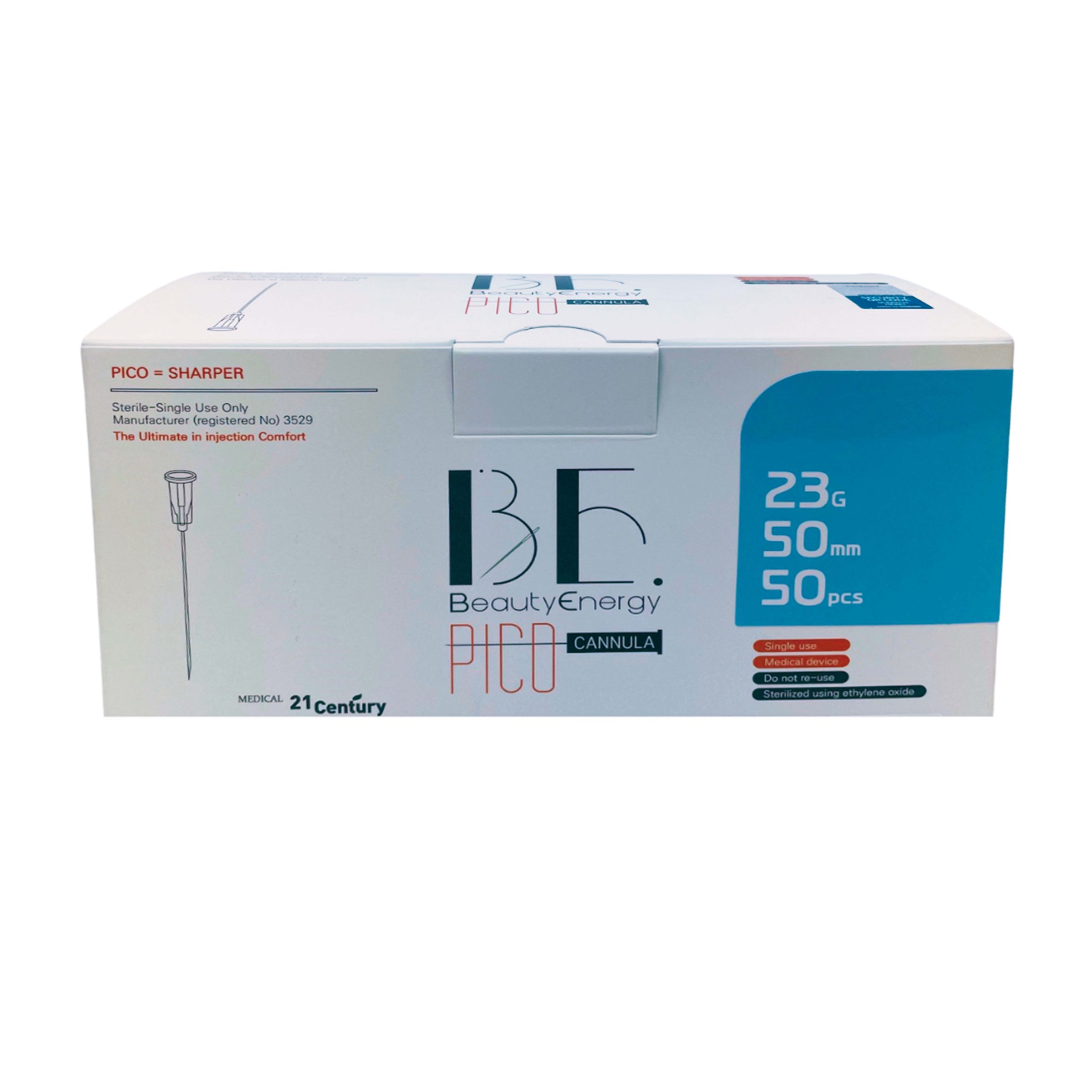 Caja 50 Cánulas 23 G x 50 MM – hebe insumos